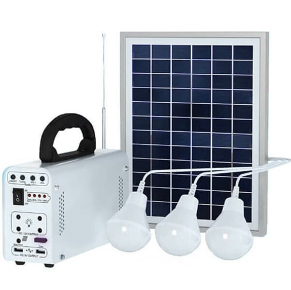 Small Solar Home System SHS-1207 | 10W Solar Home System