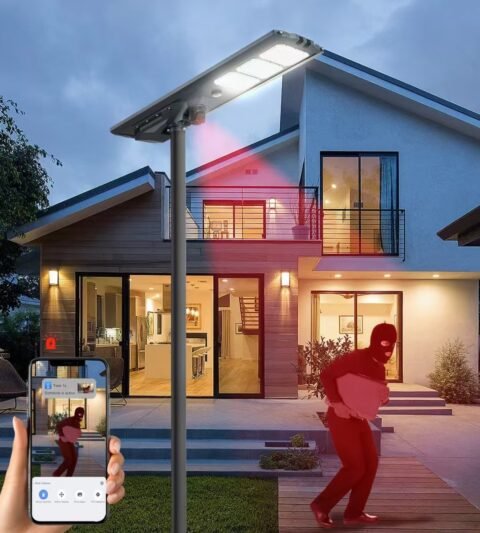 Solar Street Light with 4G/WIFI CCTV Camera - SUNVIS
